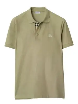 Burberry Cotton Polo Shirt Green