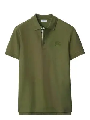 Burberry Cotton Polo Shirt - Green