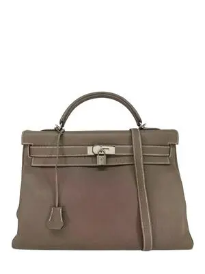 Hermès 2011 40 Kelly Retourne Handbag - Brown
