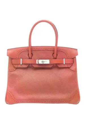Hermès 2014 Birkin 30 Handbag - Red
