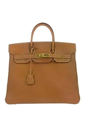 Hermès 2001 32 Haut A Courroies Handbag - Brown
