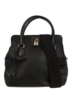 Hermès 2014 26 Toolbox Leather Handbag - Black