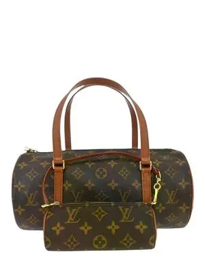 LOUIS VUITTON 1999 Papillon 30 Monogram Tote Bag - Brown