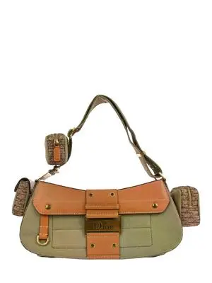 Dior 2002 Street Chic Columbus Pockets Shoulder Bag - Green