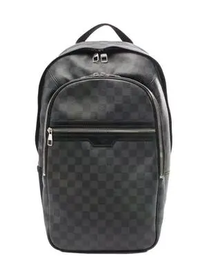 LOUIS VUITTON 2012 Damier Michael Backpack - Black