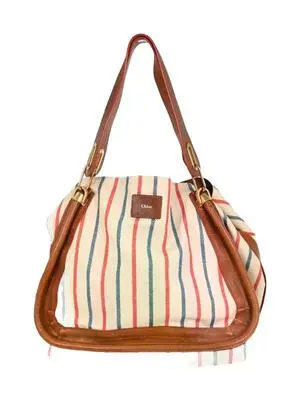 Chloé 2009 Paraty Tote Bag - White