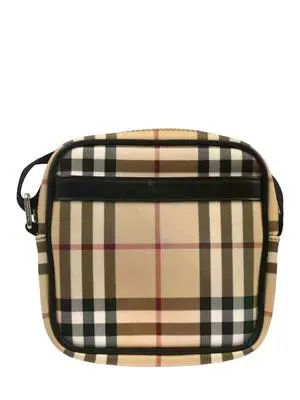 Burberry 1990s Check-pattern Shoulder Bag - Neutrals