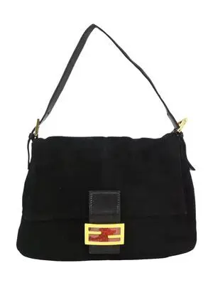 Fendi 2000 Mamma Baguette Handbag - Black