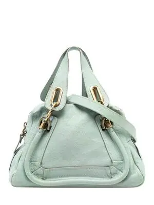 Chloé 2014 Small Leather Paraty Satchel - Green
