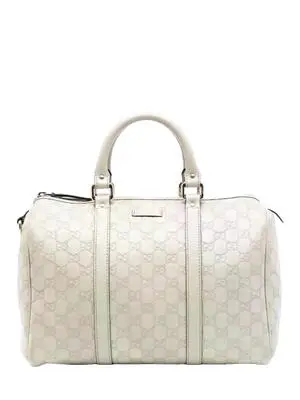 Gucci 2016-2026 Medium Sima Joy Boston Bag - White