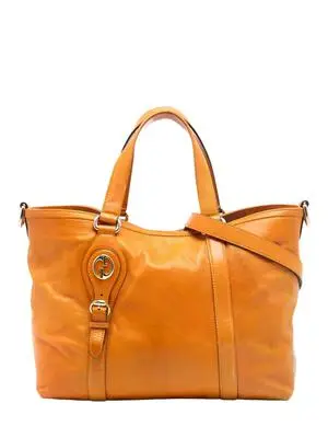 Gucci 1973 Leather Satchel - Orange