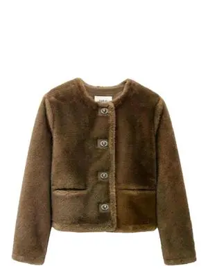 Ba&sh Basil Buttoned Jacket - Brown