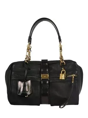 Loewe 2009 Chain Laura 26 Shoulder Bag - Black