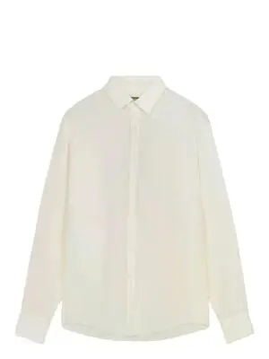 Canali Linen Shirt - Neutrals