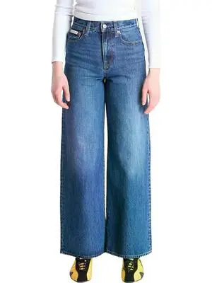 CALVIN KLEIN High-Waisted Jeans