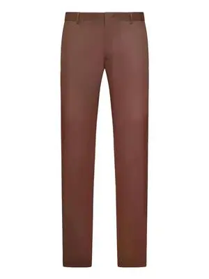 PT TORINO Belt-Loop Trousers Brown
