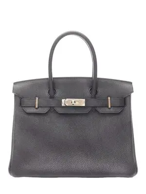 Hermès 2016 Togo Birkin 30 Handbag - Black