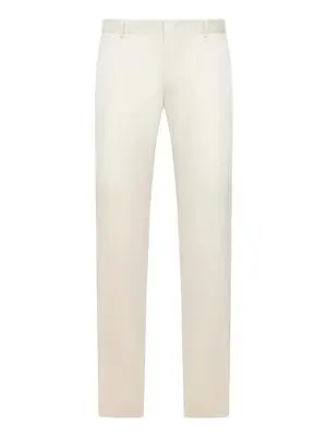 PT TORINO Belt-Loop Trousers White