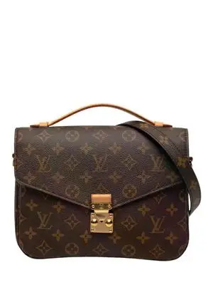 LOUIS VUITTON Monogram Pochette Metis Satchel