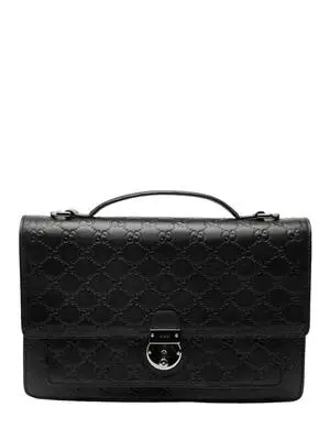 Gucci Ssima Satchel - Black