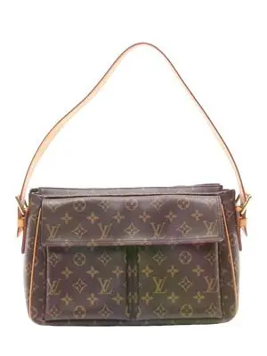 LOUIS VUITTON 2005 Monogram Viva Cite Gm Shoulder Bag - Brown
