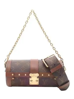 LOUIS VUITTON 2021-2026 Monogram Papillon Trunk Satchel - Brown
