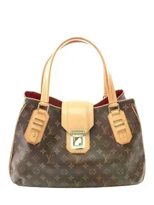 LOUIS VUITTON 2007 Monogram Griet Tote Bag - Brown
