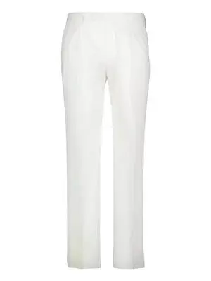 Boglioli Cotton Flared Trousers - White