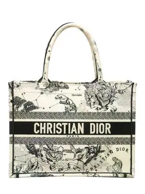 DIOR 2022 Christian Dior Medium Zodiac Toile De Jouy Book Tote Bag