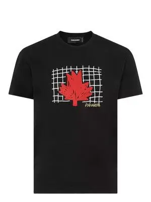 Dsquared2 Graphic Print T-shirt - Black