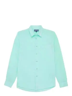Vilebrequin Button-up Linen Shirt - Blue