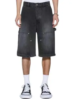 Ksubi Maxx Operator Denim Shorts - Black