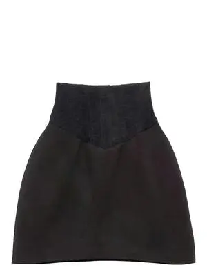 ANIYE BY Lavinia Lace Detail Skirt - Black