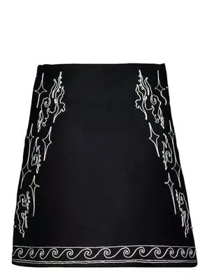 ZEUS+DIONE Embroidered Mini Skirt