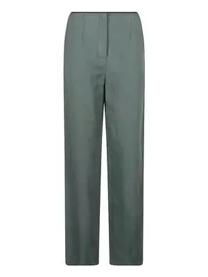 Patrizia Pepe Straight-leg Trousers - Green