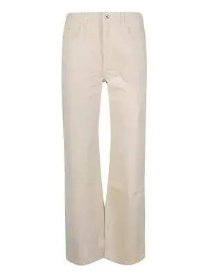 Patrizia Pepe High-waisted Straight-leg Jeans - Neutrals