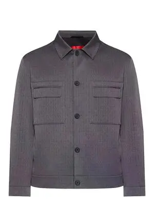 Hugo Buttoned Pocket Shirt - Grey