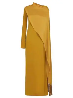 TALLER MARMO Mounia Draped Gown - Yellow