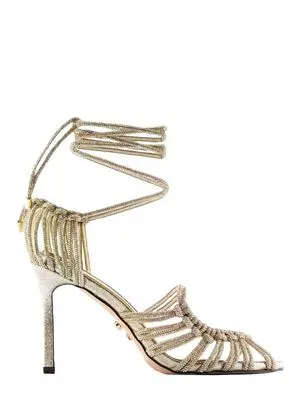 TWENTY FOURHAITCH Molì Oro Strappy Sandals - Gold
