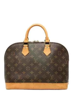 LOUIS VUITTON 2002 Monogram Alma Pm Handbag - Brown