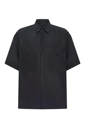 UMA WANG Chest-pockets Short-sleeve Shirt - Blue