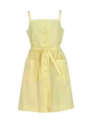 COURREGES Buttoned Sundress - Yellow
