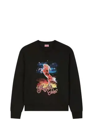 Kenzo Graphic Print Sweatshirt - Black