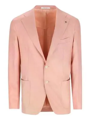 Tagliatore Buttoned Blazer - Pink