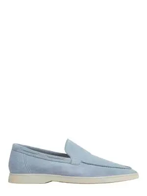AURELIEN Suede Loafers - Blue
