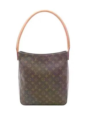 LOUIS VUITTON 2000 Monogram Looping Gm Shoulder Bag - Brown