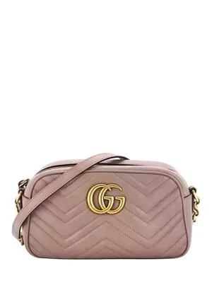 Gucci Gg Marmont Small Shoulder Bag - Neutrals