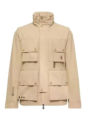 Moncler Lione Hooded Jacket - Neutrals