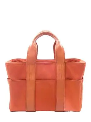 Hermès 2010-2026 Toile And Chevron Acapulco Pm Tote Bag - Brown
