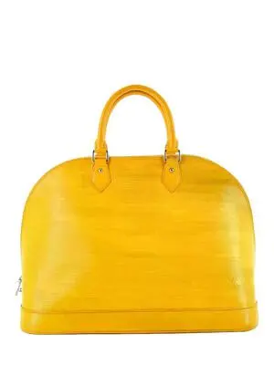 LOUIS VUITTON Alma Gm Satchel - Yellow